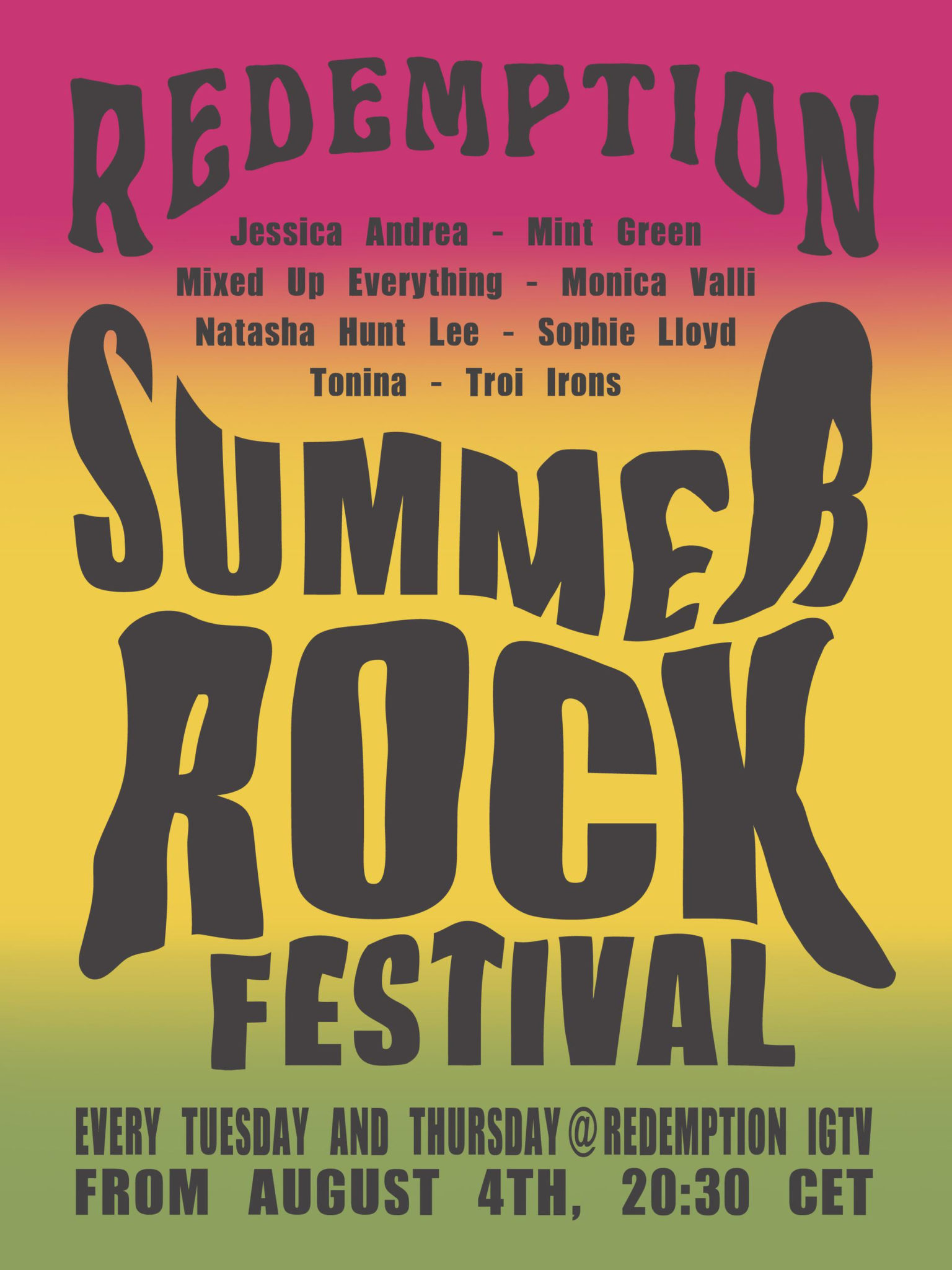 Redemption Summer Rock Festival 2020 - V Magazine