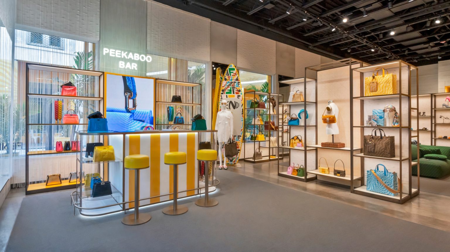 FENDI Brings the FF to Miami With the FENDI Caffe and Peekaboo Bar - V ...