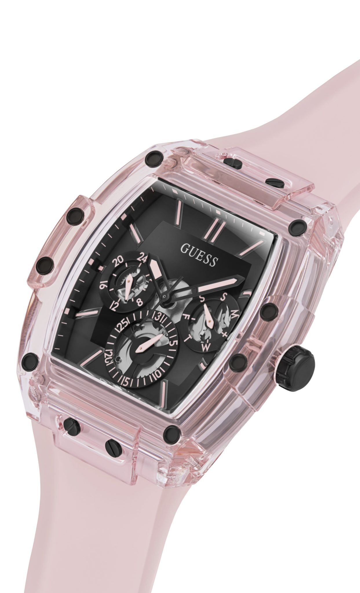 GUESS Launches Pink Timepieces Supporting Breast Health Awareness - V ...