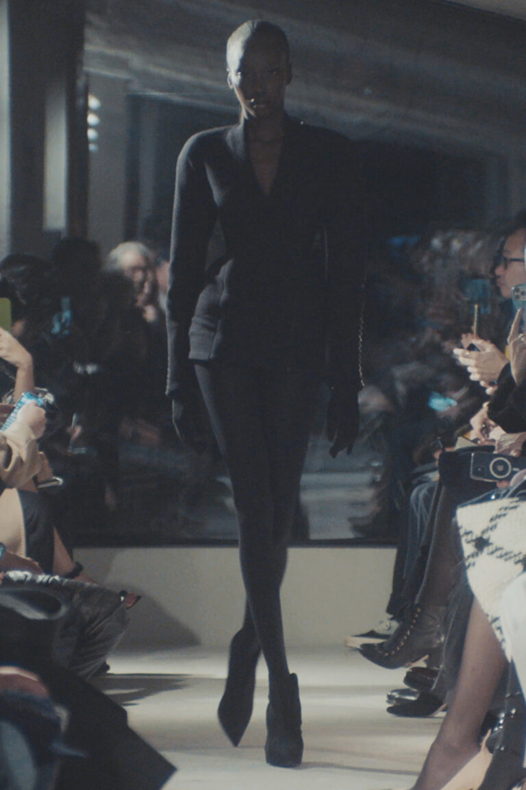 Radiating from the Darkness Emerges the Alaïa Woman - V Magazine