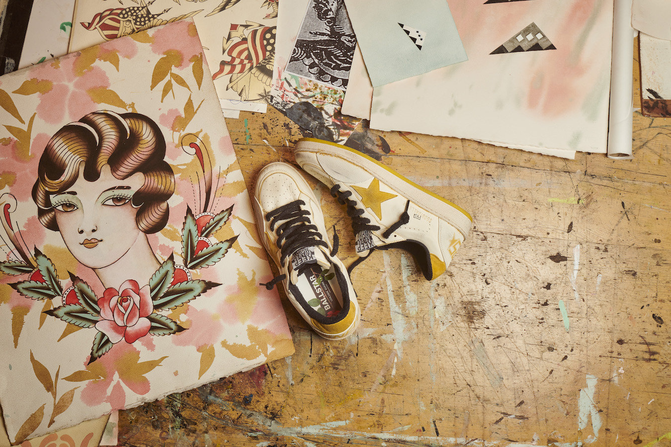 Olympian Cory Juneau and Golden Goose Reveal Exclusive Sneaker - V Magazine