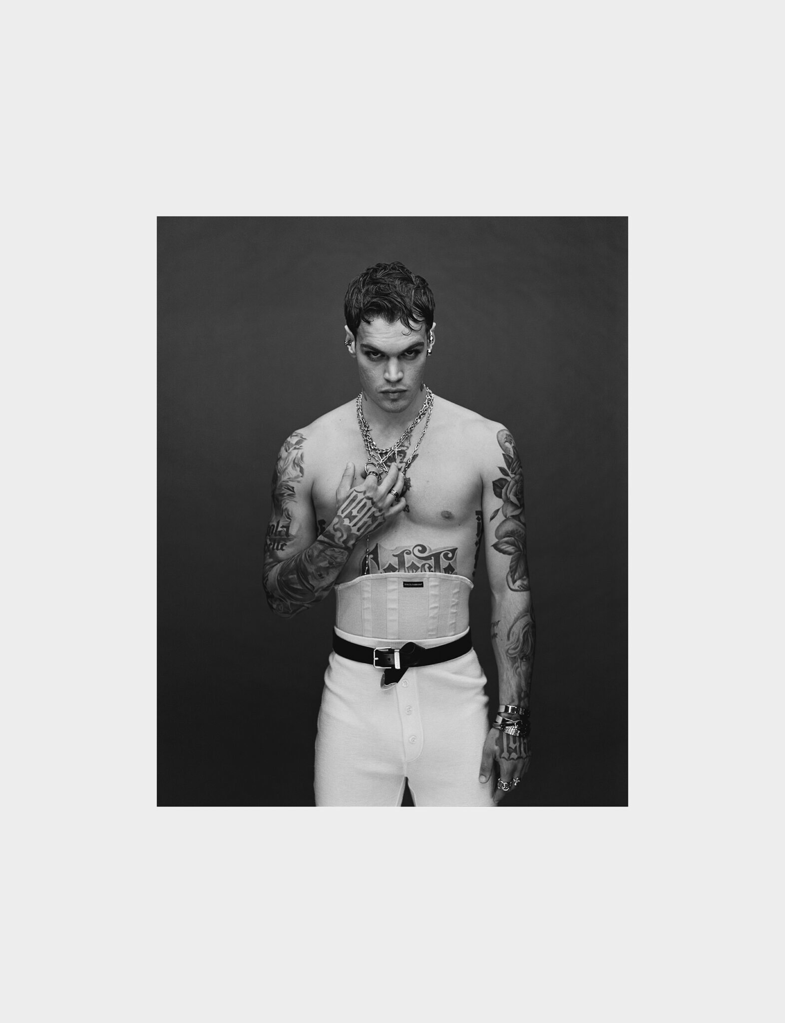 Digital Cover: The World in Black and Blanco - V Magazine