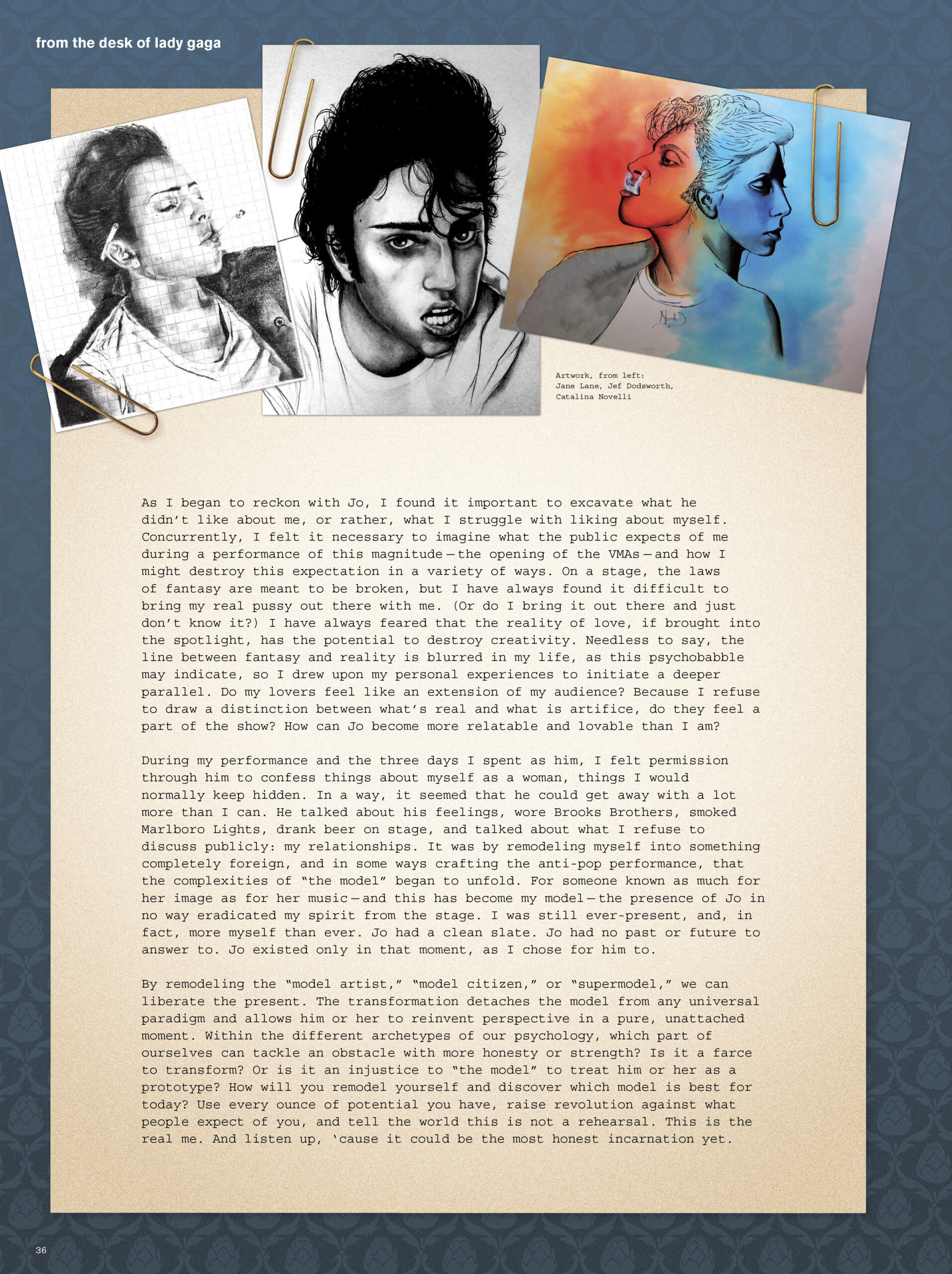From The Desk Of Lady Gaga: Here Is Every 'Gaga Memorandum' From V's ...