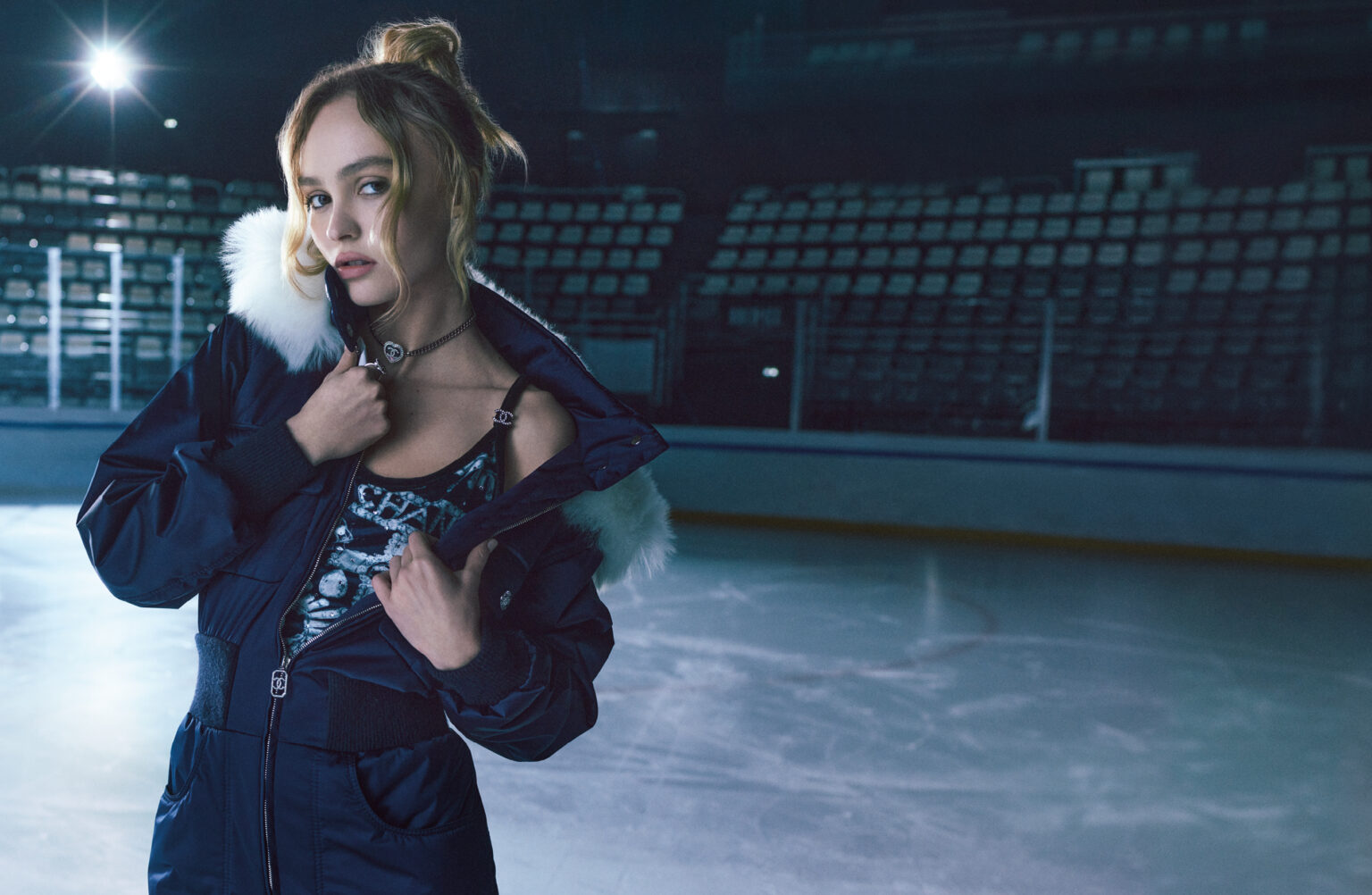Lily-Rose Depp Debuts CHANEL's Coco Neige 2023/24 Collection - V Magazine