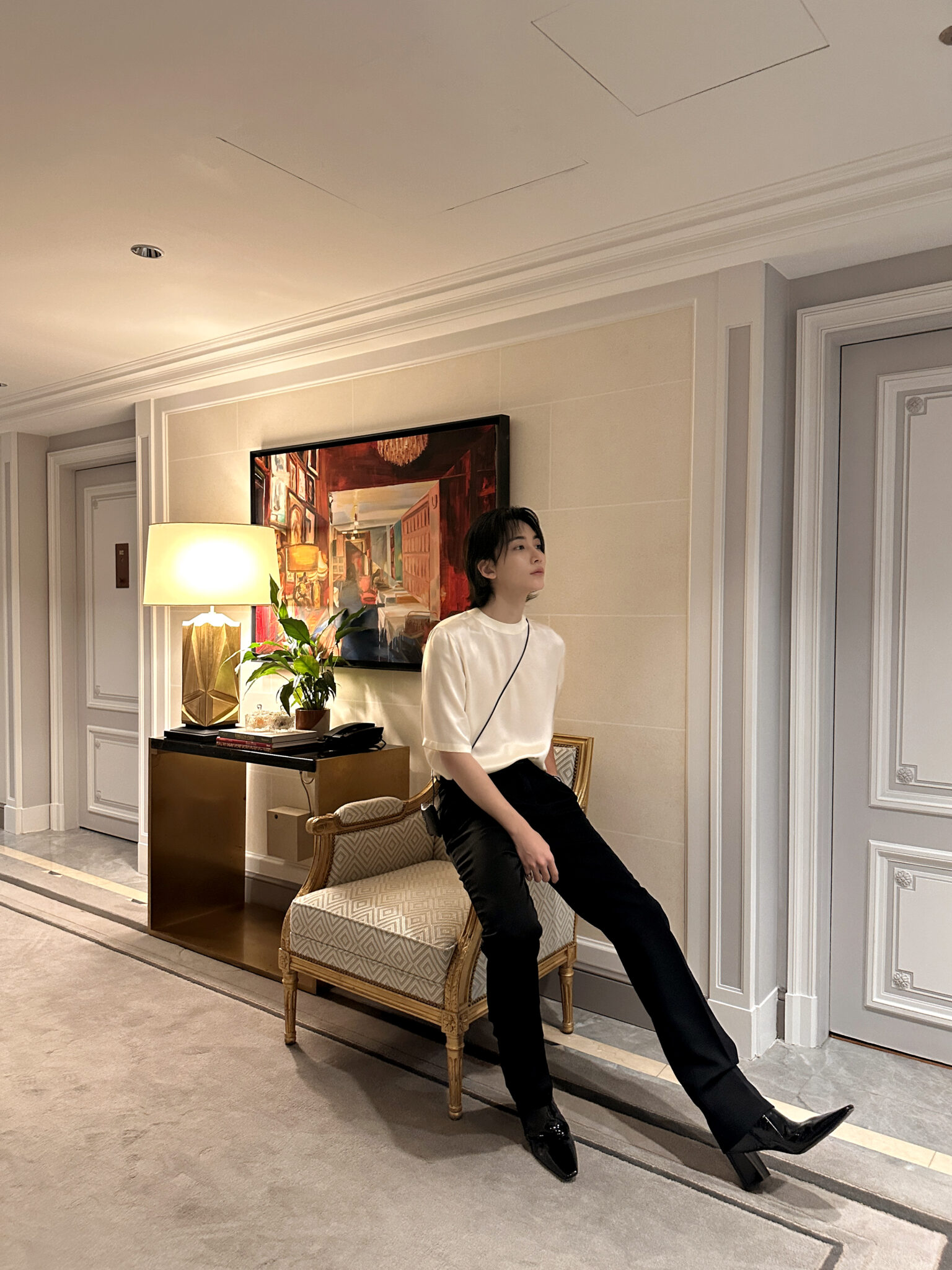 Getting Ready: JEONGHAN of SEVENTEEN Attends Saint Laurent’s FW24 Show ...