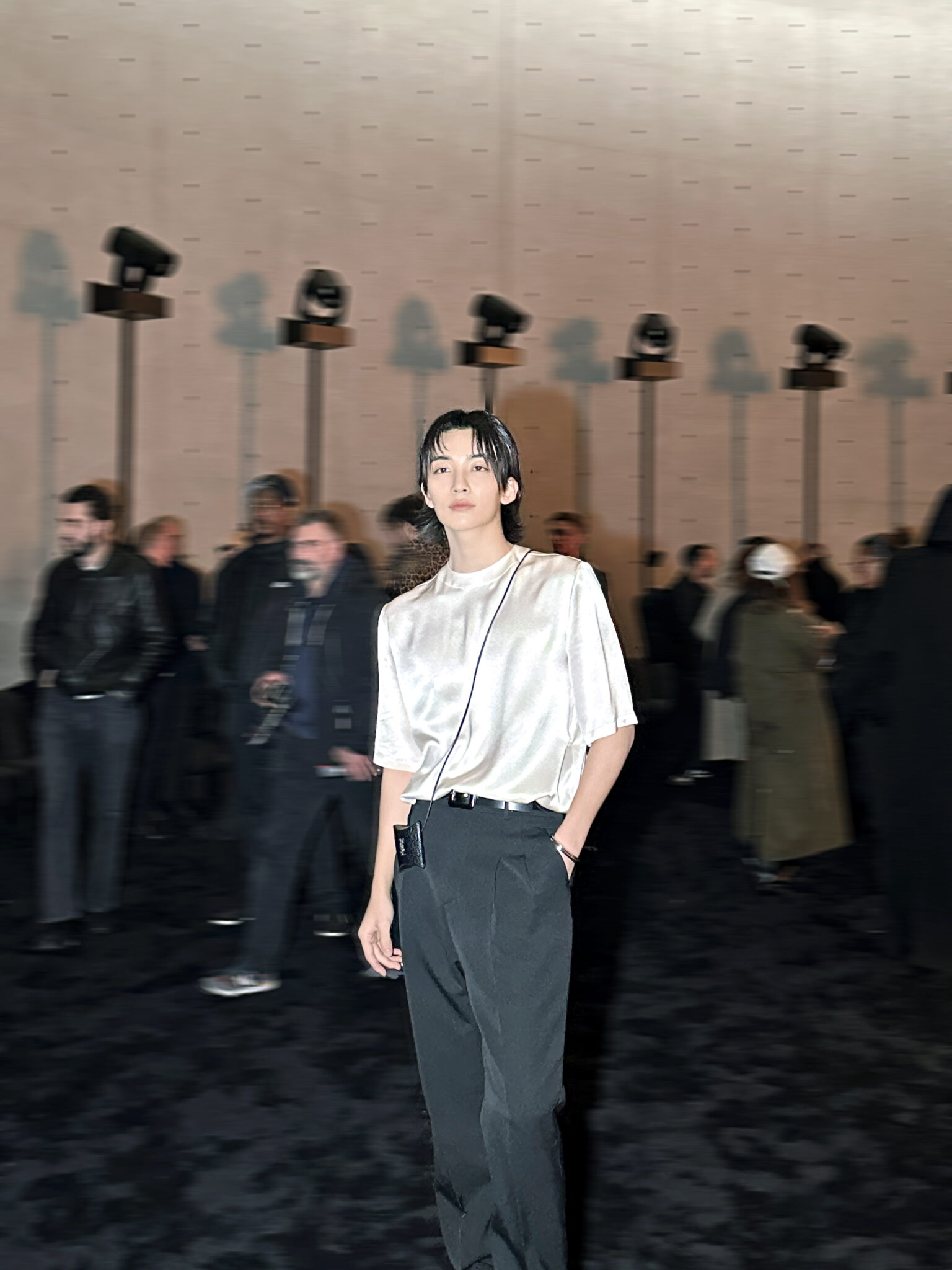 Getting Ready: JEONGHAN of SEVENTEEN Attends Saint Laurent’s FW24 Show ...