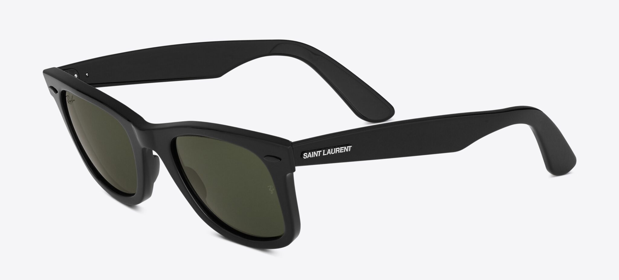 Hailey Bieber Introduces the Saint Laurent X Ray-Ban Collaboration - V ...