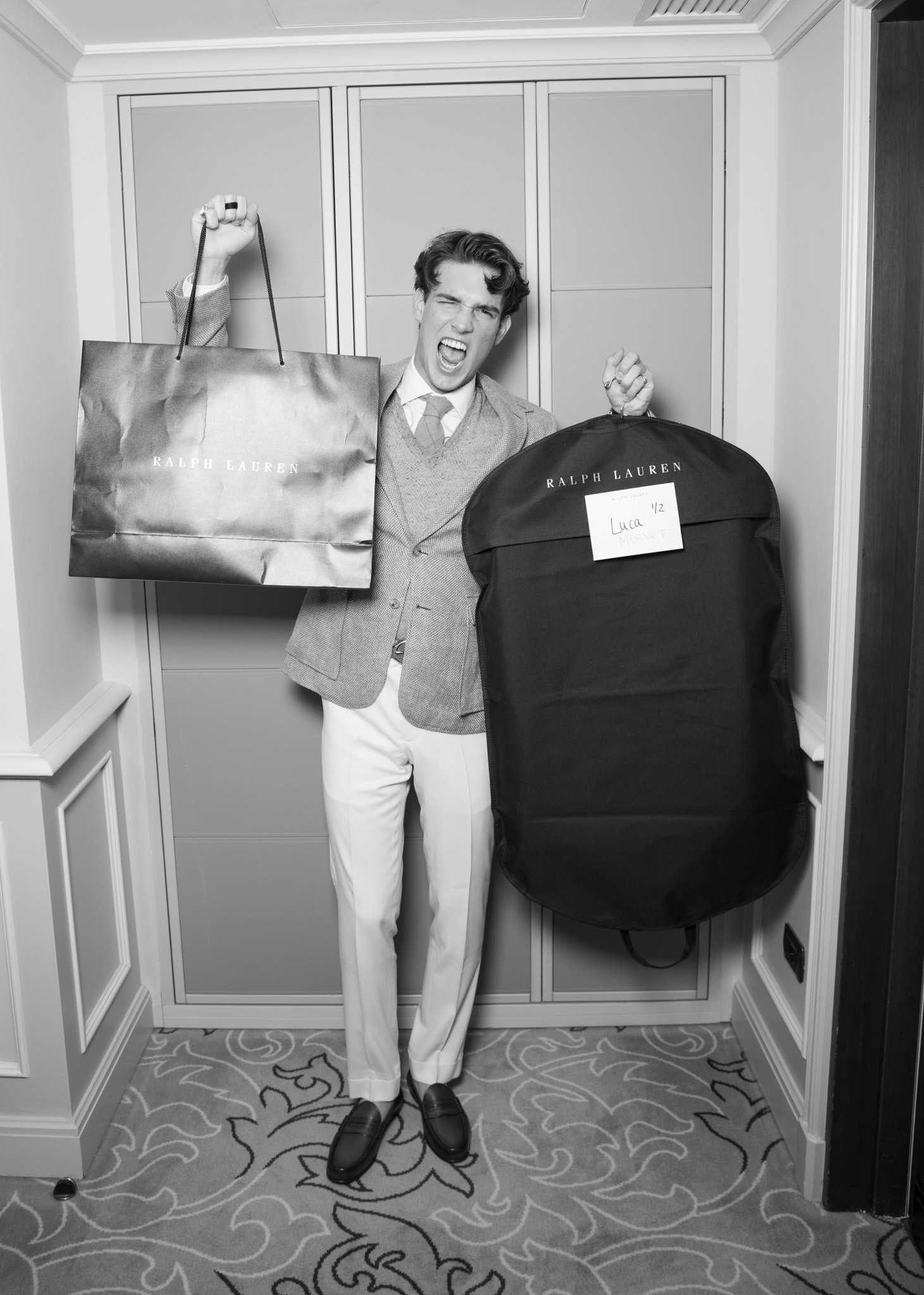 24 Hours With Luca Mornet for Ralph Lauren’s Purple Label Spring 2025 ...