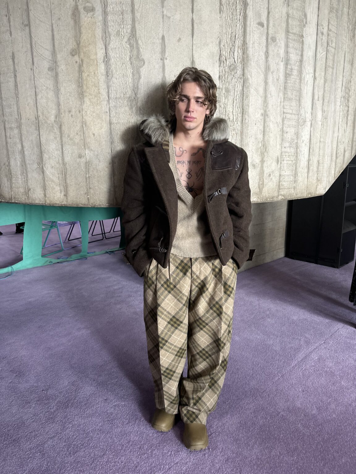 24 Hours with Vinnie Hacker for Burberry’s SS25 Show in London - V Magazine