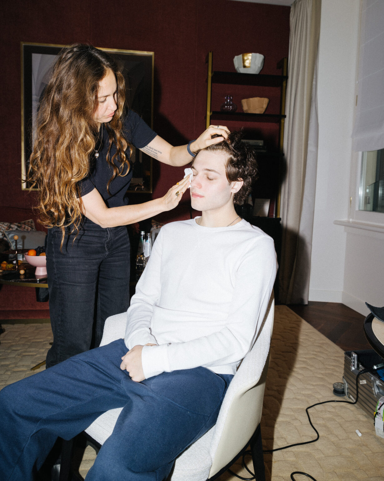 Getting Ready: The Sturniolo Triplets Suit Up for Prada's Fall/Winter 2025 Show - V Magazine