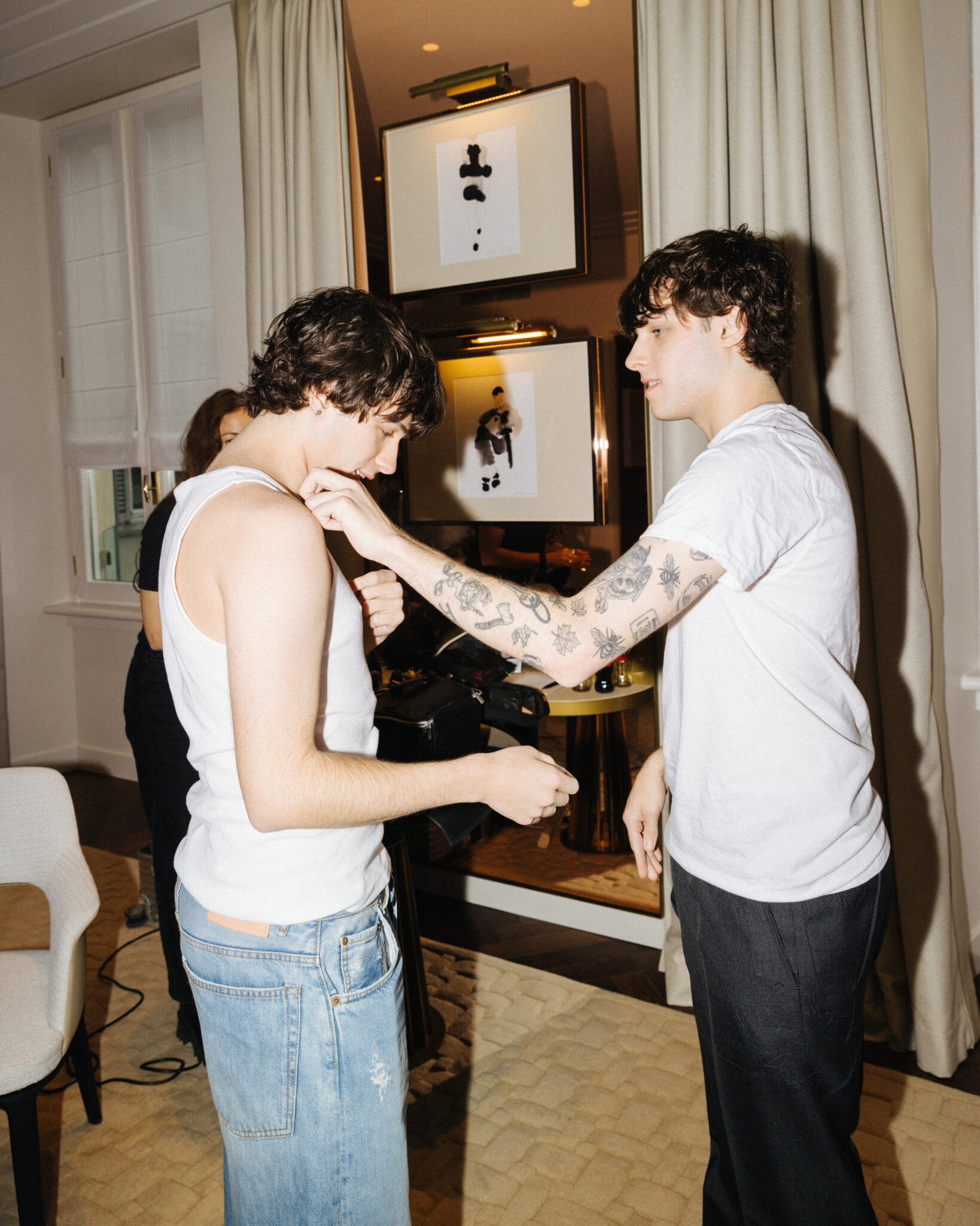 Getting Ready: The Sturniolo Triplets Suit Up for Prada's Fall/Winter ...